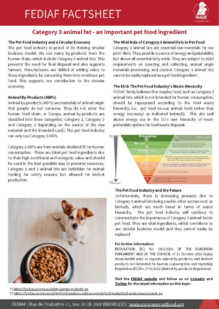 Category 3 animal fats | FEDIAF