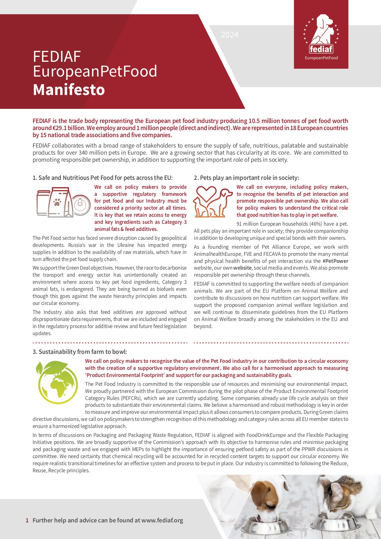Manifesto | FEDIAF